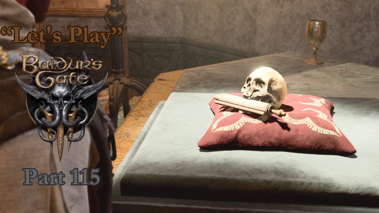 "Let's Play" Baldur's Gate 3 Part 115 - Vellioth's Lessons - YouTube