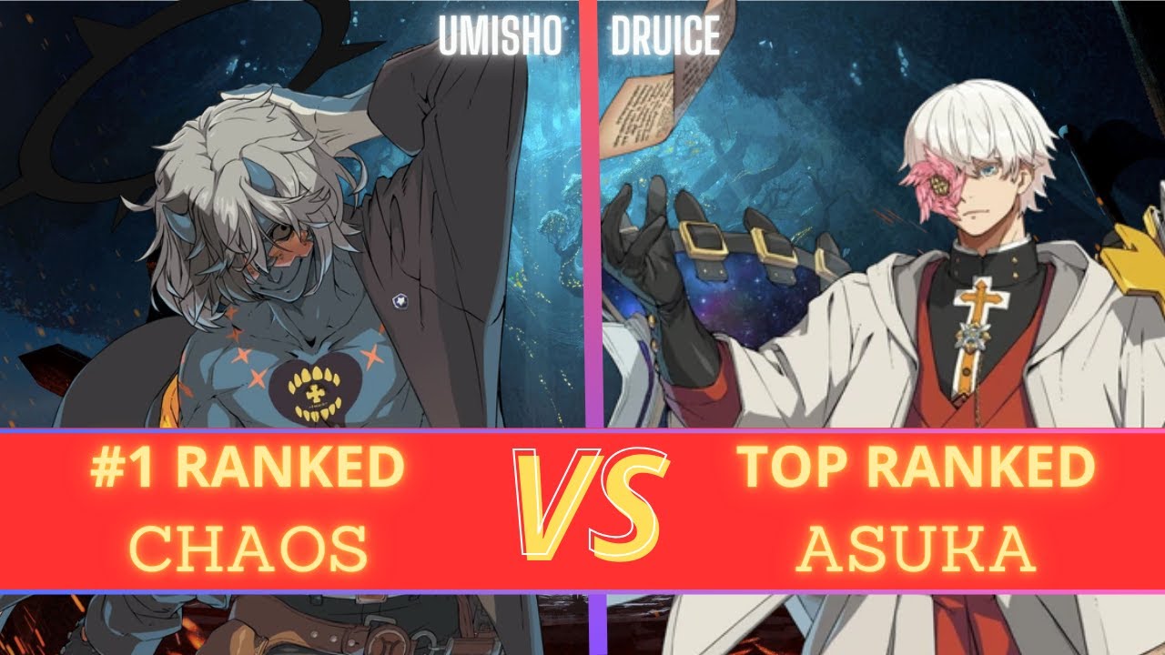 GGST 💚 DRUICE (TOP RANKED ASUKA) VS 🧡 UMISHO (#1 HAPPY CHAOS) GUILTY ...