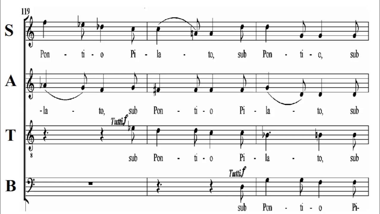 Mozart - Credo Mass in C major - KV 257 - 3 Credo - Alto - YouTube