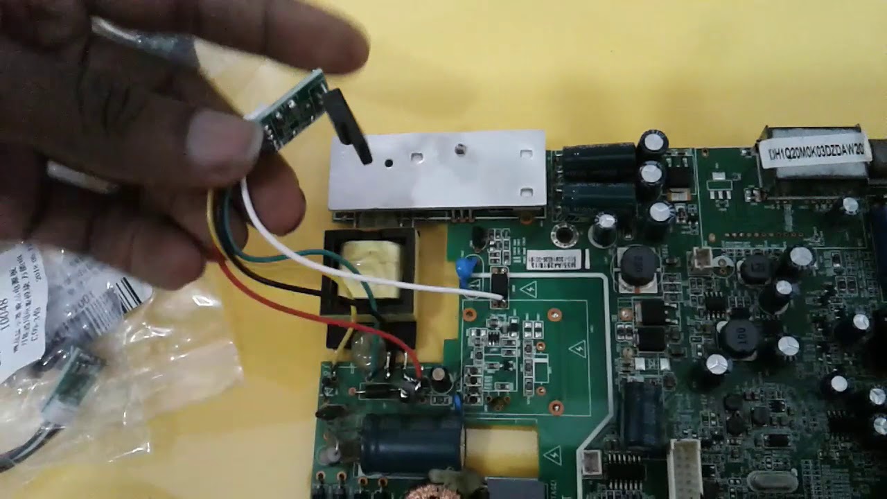 How to install STR Module Fitting In Burn Haier Led tv Power Supply ...
