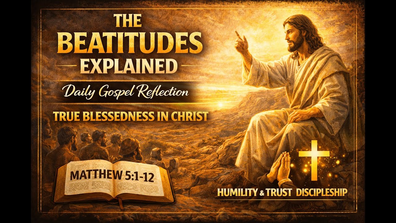 The Beatitudes Explained | Daily Gospel Reflection | True Blessedness ...