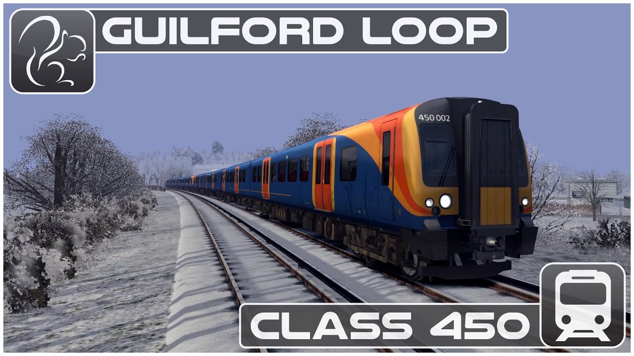 Guilford Loop - Class 450 - Train Simulator 2017 - YouTube