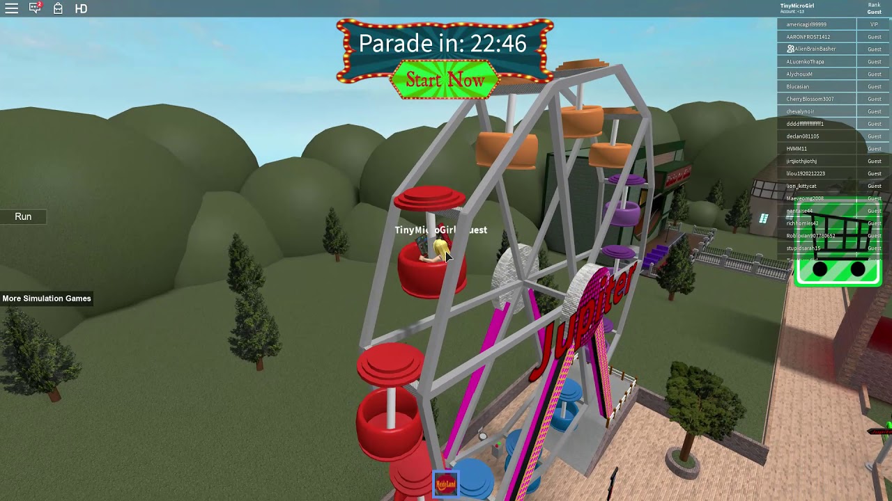 Roblox Theme Park Part 1 - YouTube
