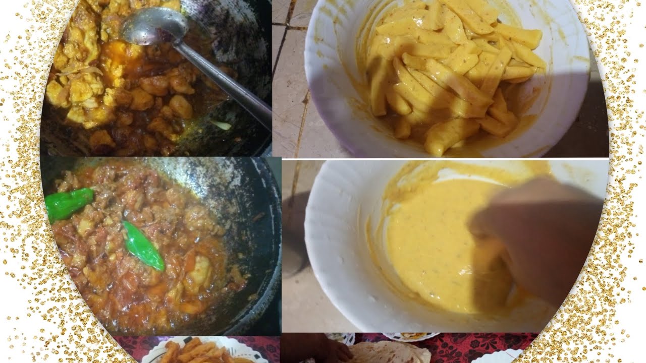 Aj ki recipes chiken qeema/ 0r besan waly french fries bht hi mze ki ...