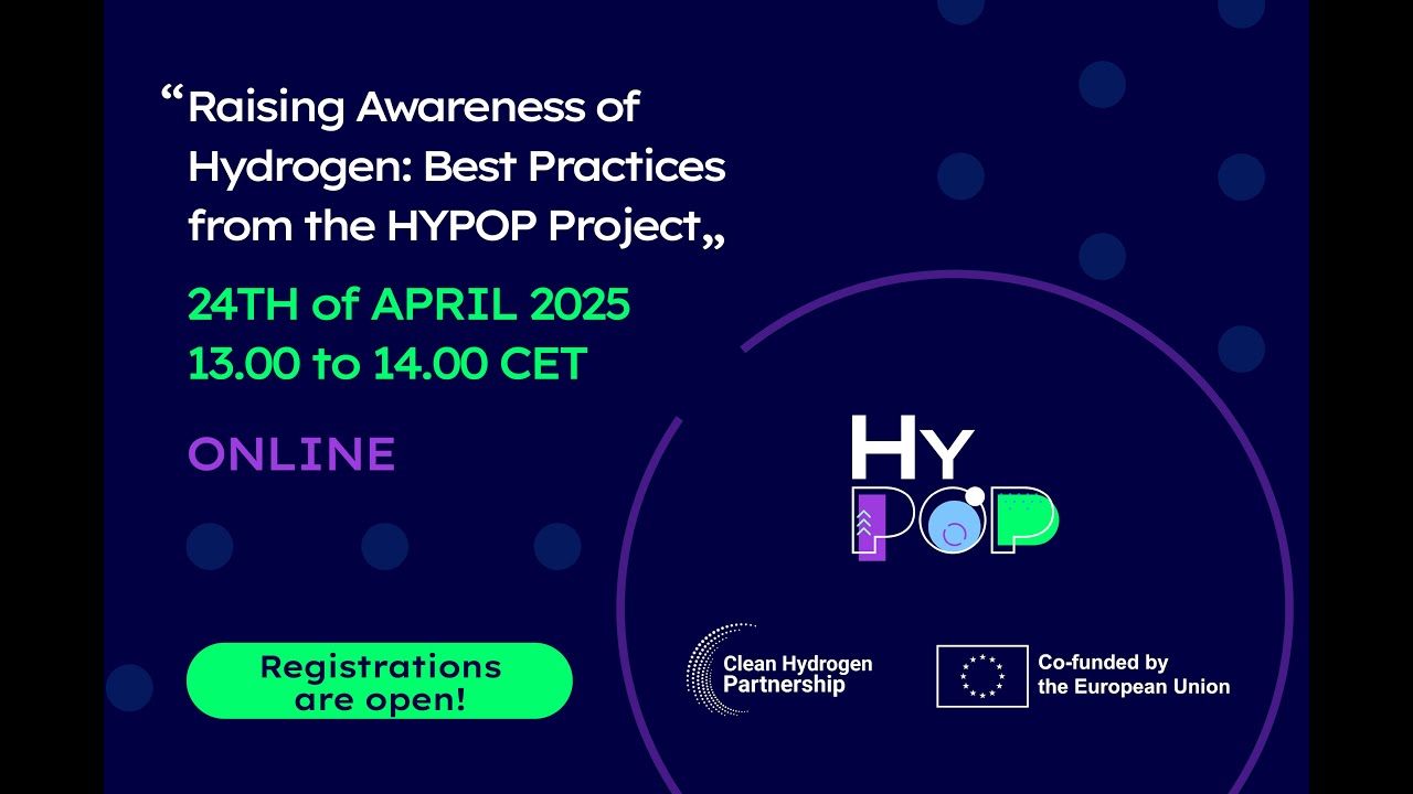 HYPOP webinar "Raising Awareness of Hydrogen: Best Practices from the ...