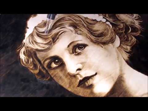 Pyrography art by Jean bouick - 21 (Girl in vintage photos)-Fast speed ...