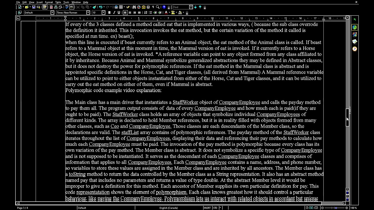 Java Polymorphism Via Inheritance Youtube 5954