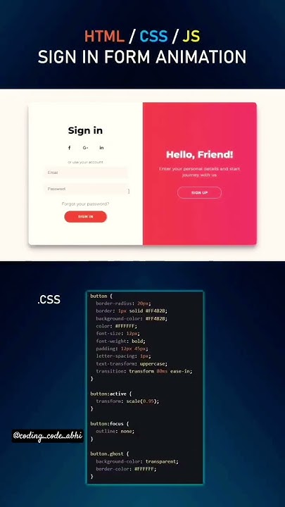 Css Login Animation 🚀🚀🚀🚀 Css Htmlcss Html5css3 Csstips Animation Programmer Csstrick