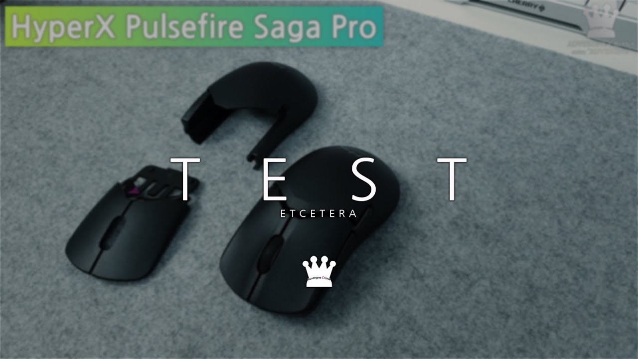 HyperX Pulsefire Saga Pro 4K 무선 게이밍 마우스, 파츠 교체 - YouTube