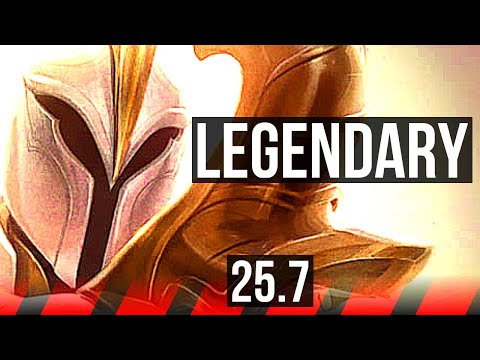 KAYLE vs NASUS (TOP) | Legendary, 15/3/3, 600+ games | EUNE Master | 25.7