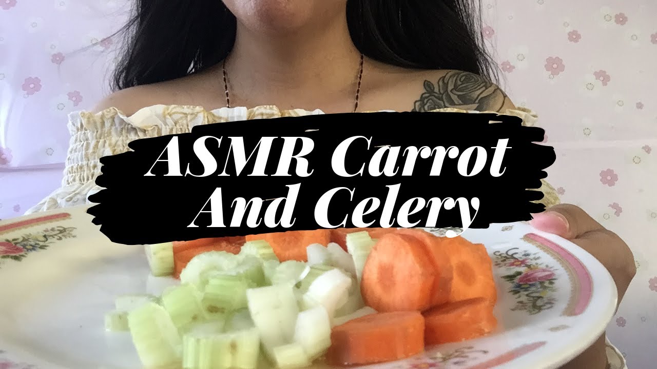 ASMR Carrot And Celery | Crunching Sound | Young Mom | Asmr With Anne ...