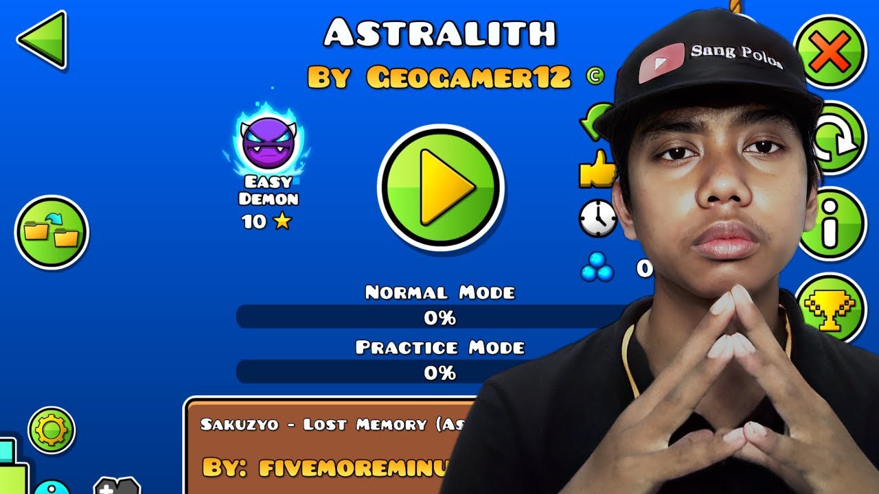 NAMATIN ASTRALITH !!! - GEOMETRY DASH LIVESTREAM INDONESIA GAMEPLAY ...