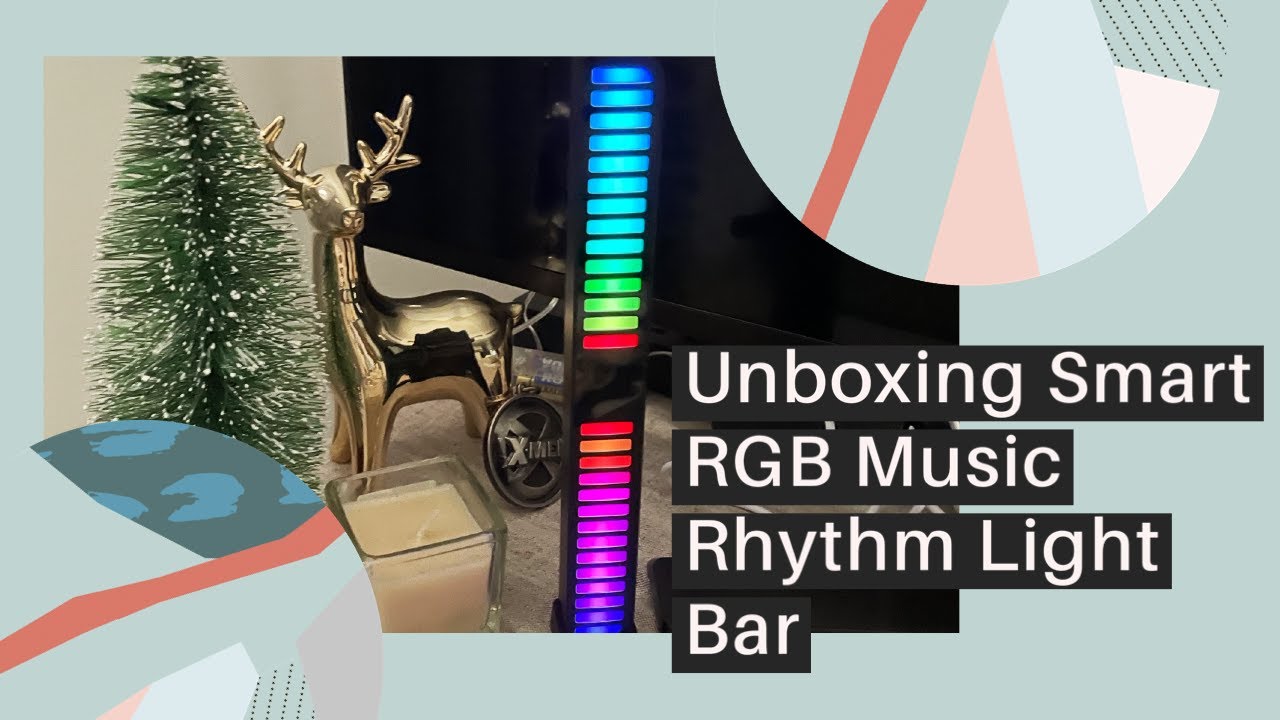 Unboxing Smart RGB Music Rhythm Light Bar - YouTube