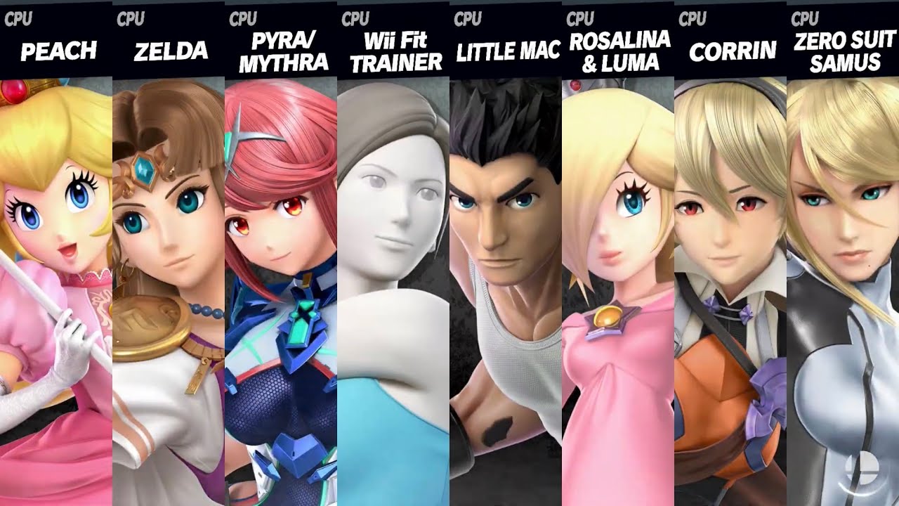 Super Smash Bros. Ultimate - im_siowei Characters Battle (REDO) - YouTube