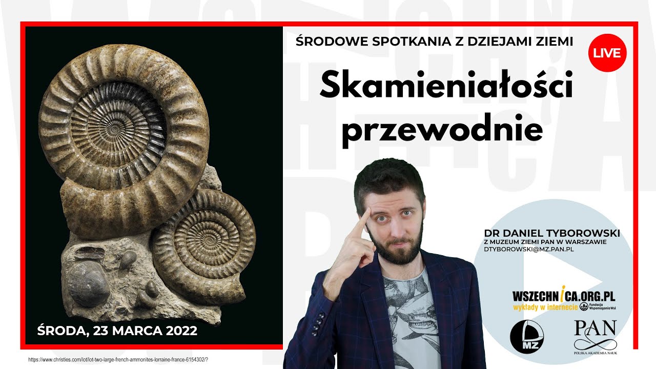 Skamieniałości przewodnie / Dr Daniel Tyborowski - YouTube