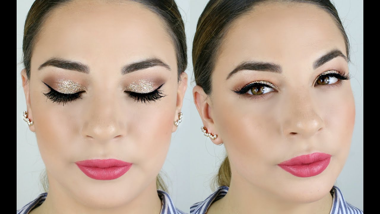 FULL FACE GLAM MAKEUP TUTORIAL | CLAIRE ASHLEY - YouTube