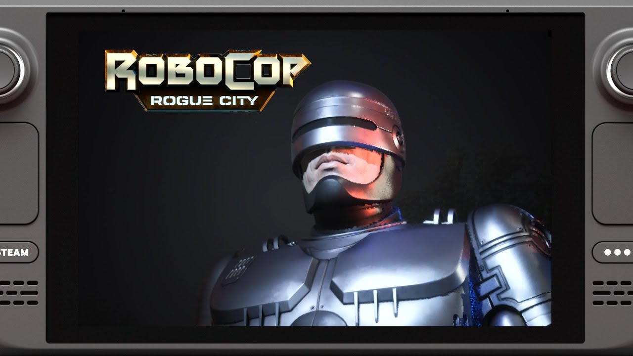 Playing RoboCop Rogue City on the Steam Deck - YouTube