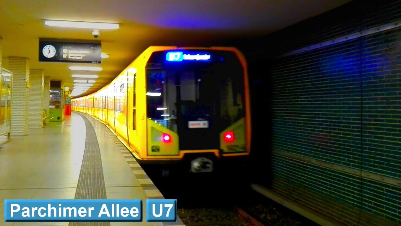 Parchimer Allee | Line U7 : Berlin U-Bahn ( BVG H - F92 ) - YouTube