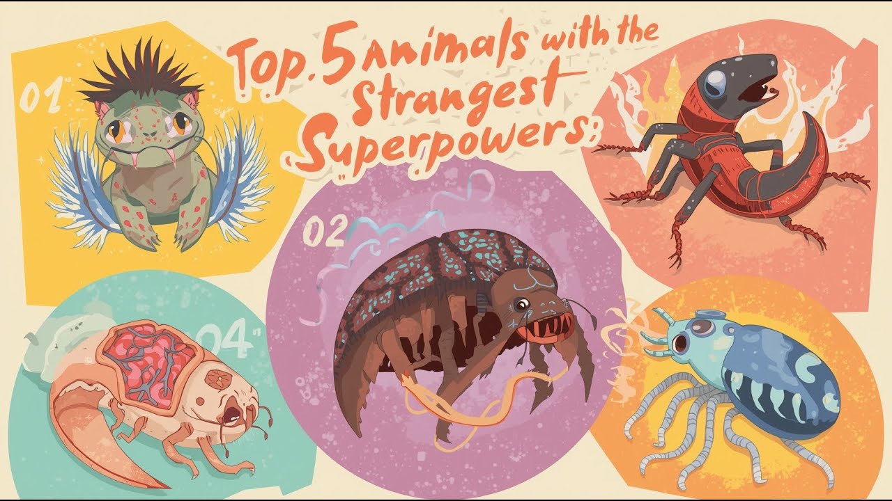 Top 5 Animals with the Strangest Superpowers | Amazing Animal Facts for ...