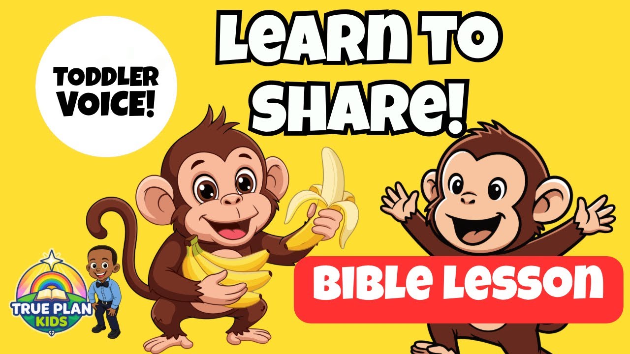 Mo the Monkey Learns to Share 🍌🐒 | Christian Story for Kids | True Plan ...