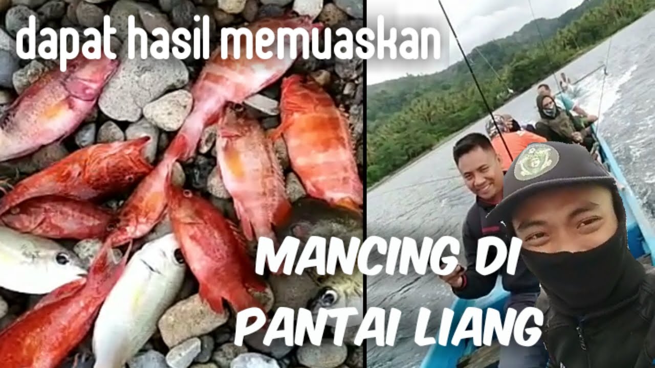 Mancing di pantai liang Ambon hasil memuaskan||Anglers Ambon - YouTube