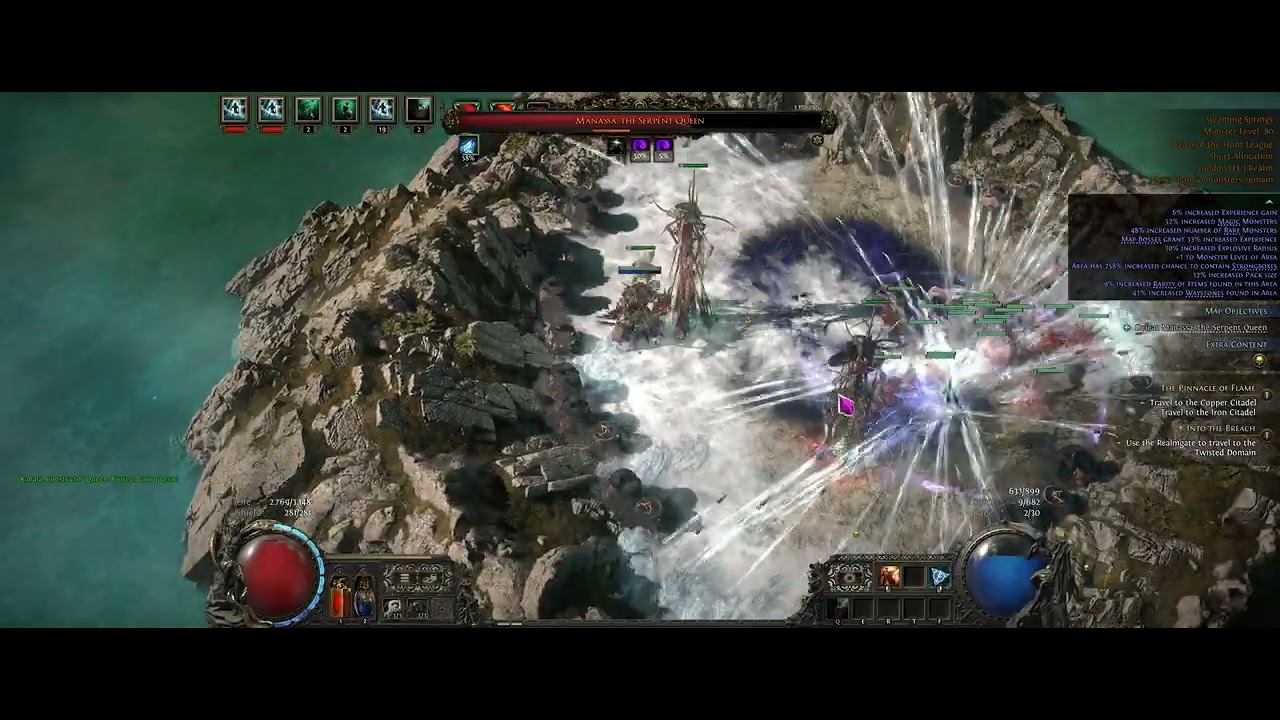 Poe2 - Quill Crab - Spectres Test vs Boss - YouTube