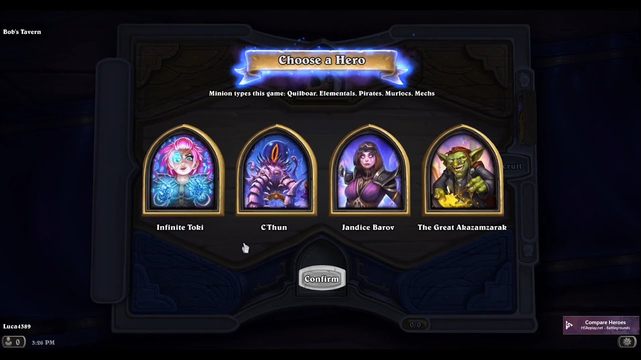 Hearthstone Battleground: Infinite Toki game - YouTube