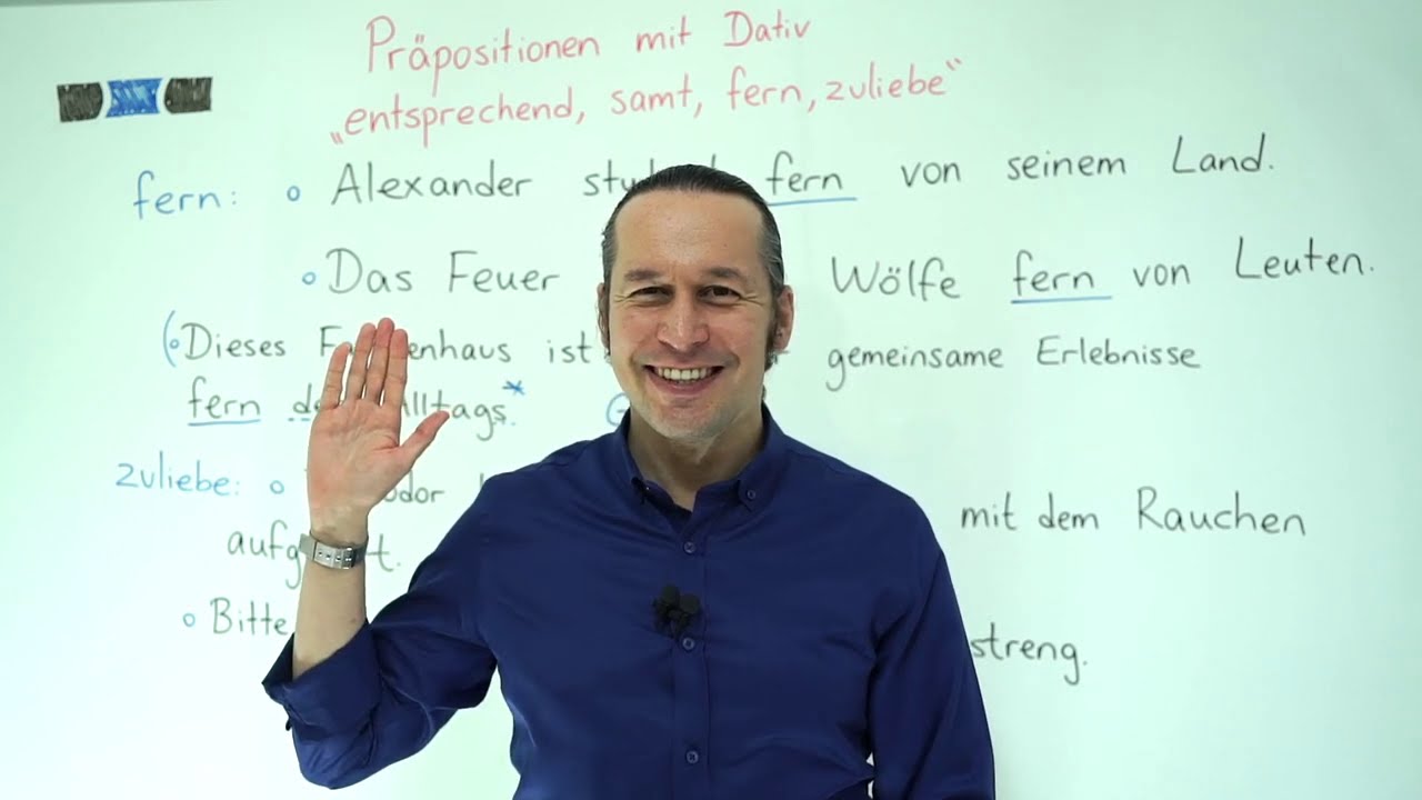 Almanca C1 İleri Seviye Ders - 22 Präpositionen mit Dativ ...