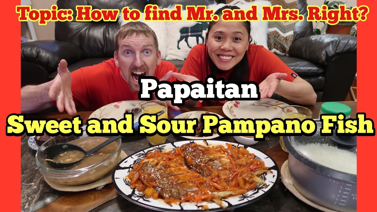 Filipino Food 🥘 *PAPAITAN * SWEET AND SOUR PAMPANO FISH - YouTube