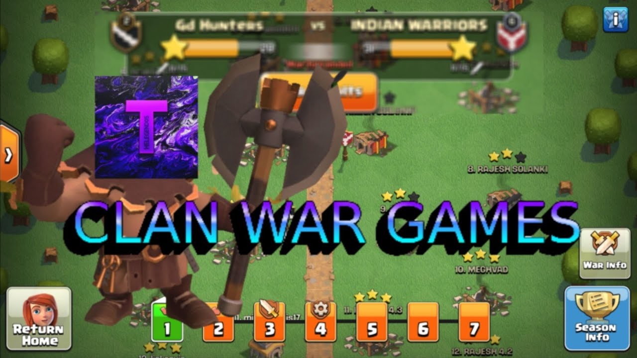 ΝΙΚΕΣ ΣΤΑ CLAN WAR GAMES-Clash Of Clans TheLegend05 - YouTube