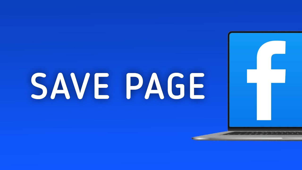 How to Save a Facebook Page on PC - YouTube