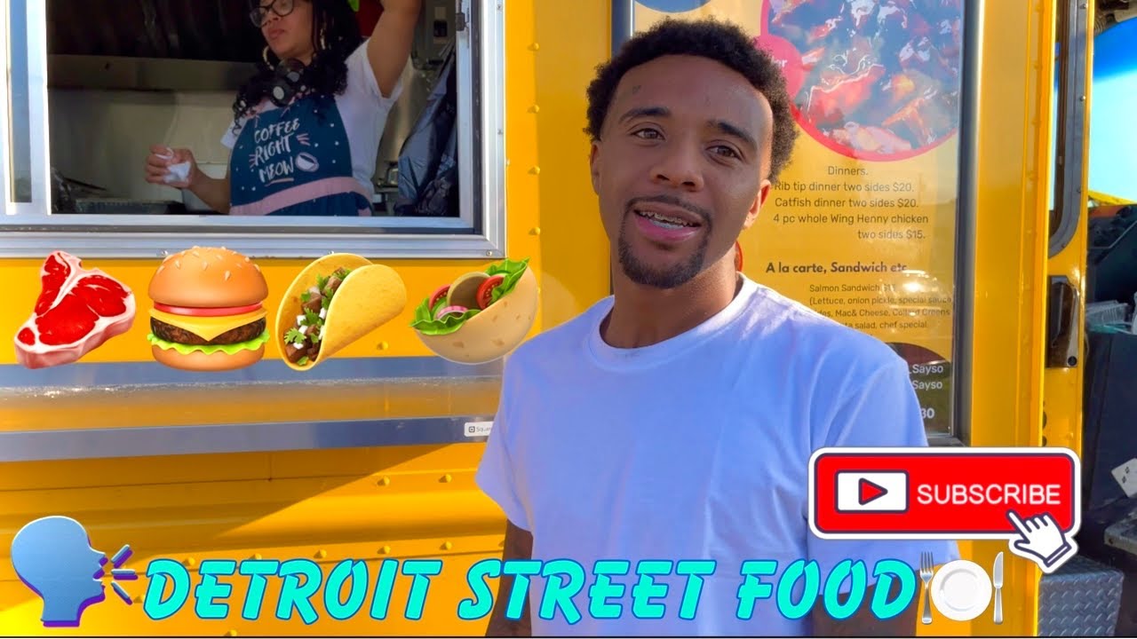 Detroit Street Food Part.1 Must Watch - YouTube