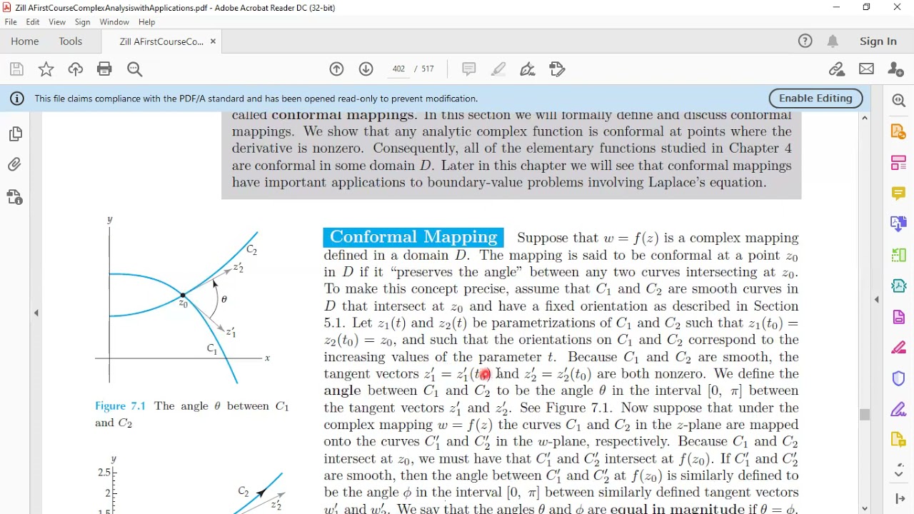 Conformal Mapping Complex Analysis Professor Maqsood Ali Abbas Conformal Mapping Complex Analysis Professor Maqsood Ali Abbas