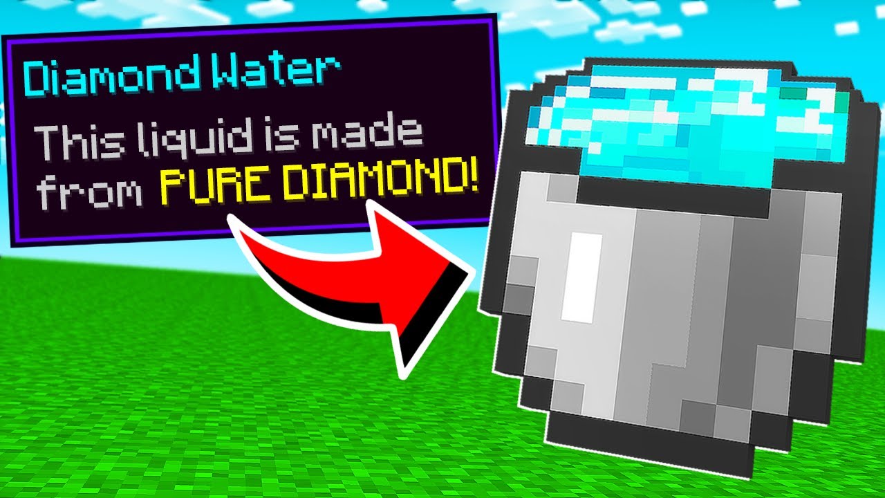 Minecraft, But There Are Custom OP Liquids... - YouTube