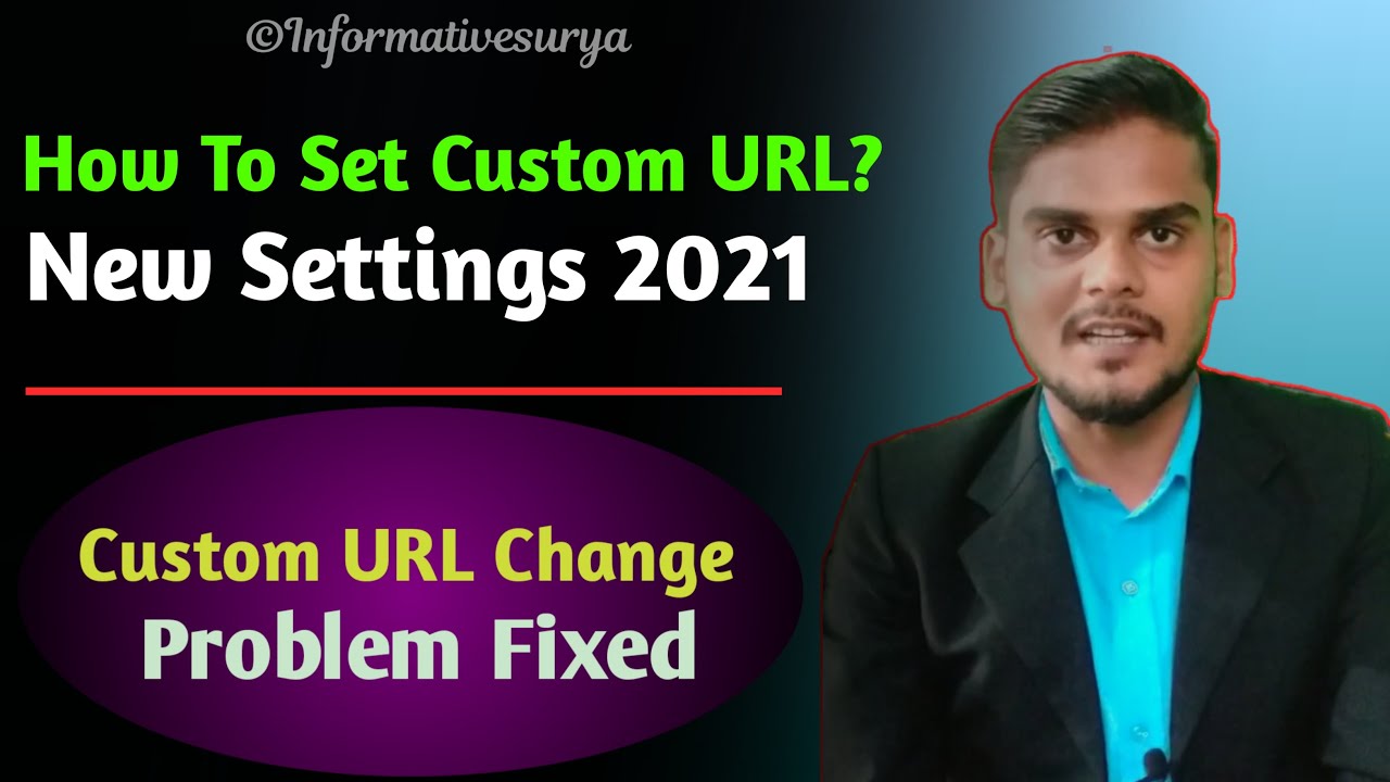How To Set Custom URL For Youtube Channel 2021 New Settings Of Custom how-to-set-custom-url-for-youtube-channel-2021-new-settings-of-custom