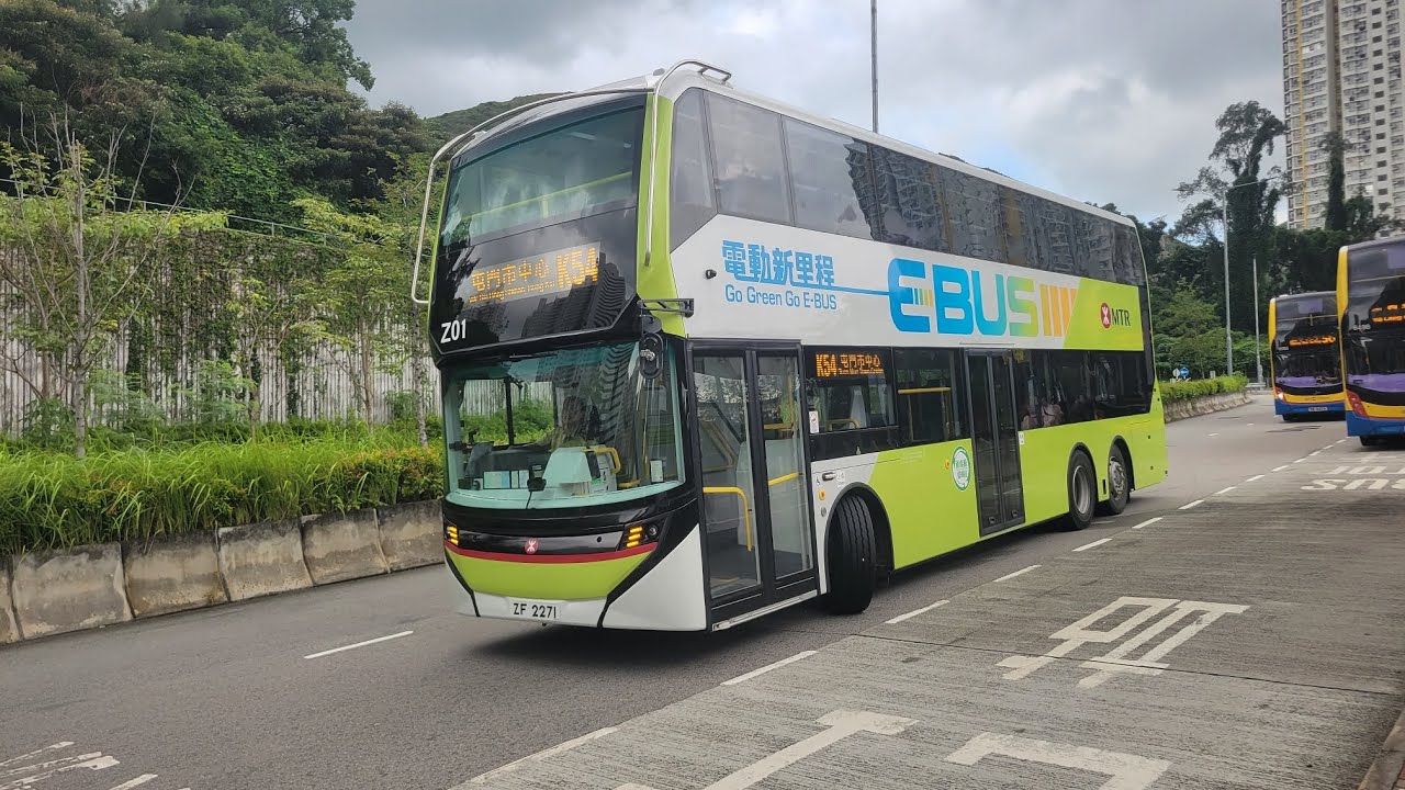 [Z01]港鐵巴士K54線電動巴士和田邨-屯門市中心行車片段 MTR Bus Route K54 Wo Tin Estate-Tuen Mun ...