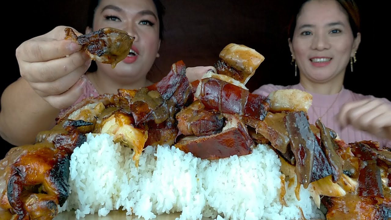 CRISPY LECHON LIEMPO AT MANOK MUKBANG | MUKBANG PHILIPPINES - YouTube
