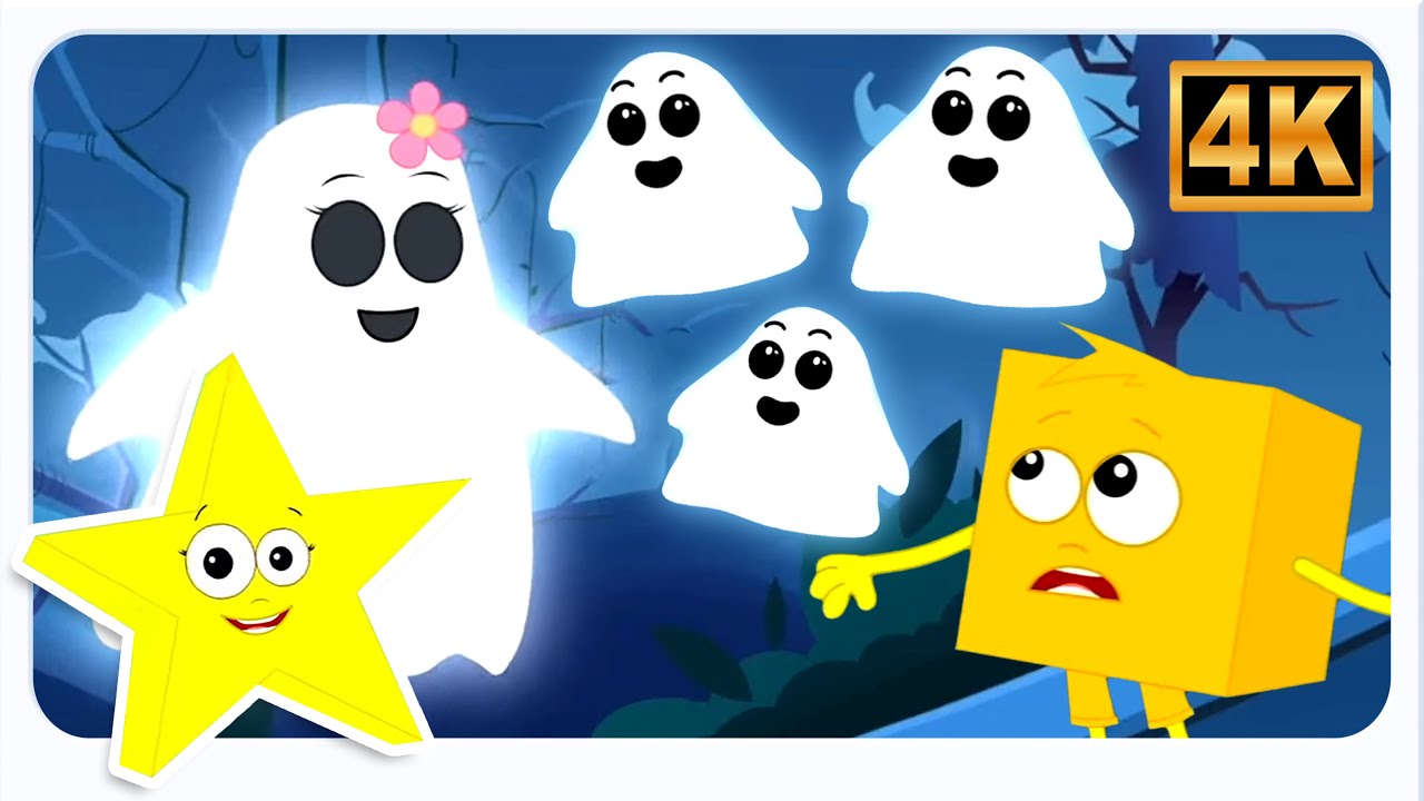 Five Little Ghosts Went Out One Day & More Spooky Rhymes & Kids Songs ...