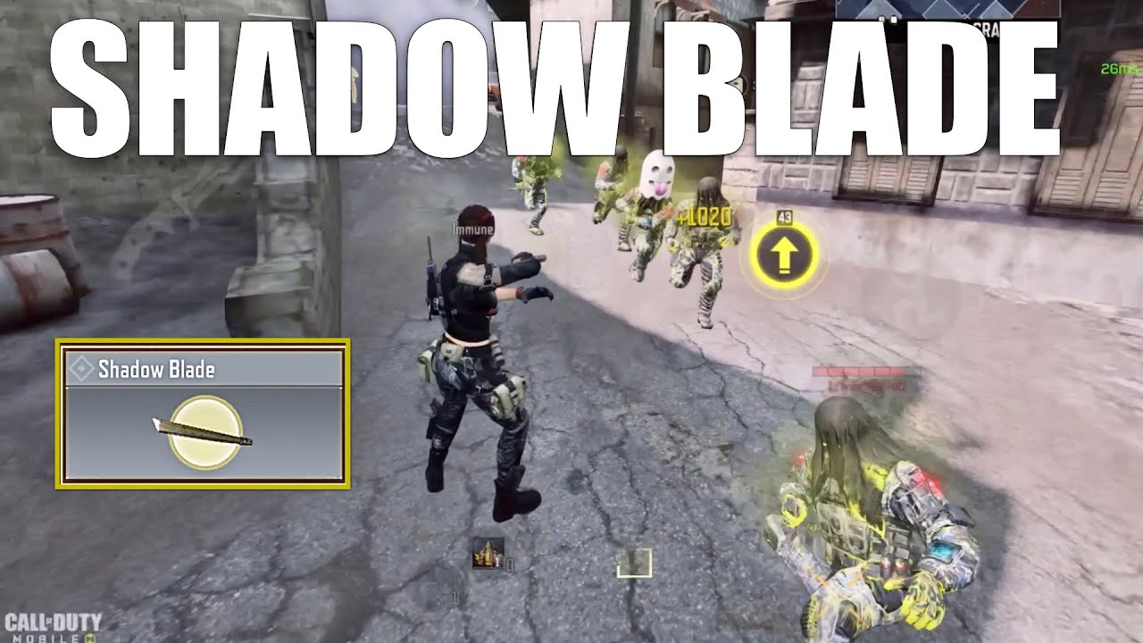 Surviving with Shadow Blade in CODM Attack of the Undead - YouTube