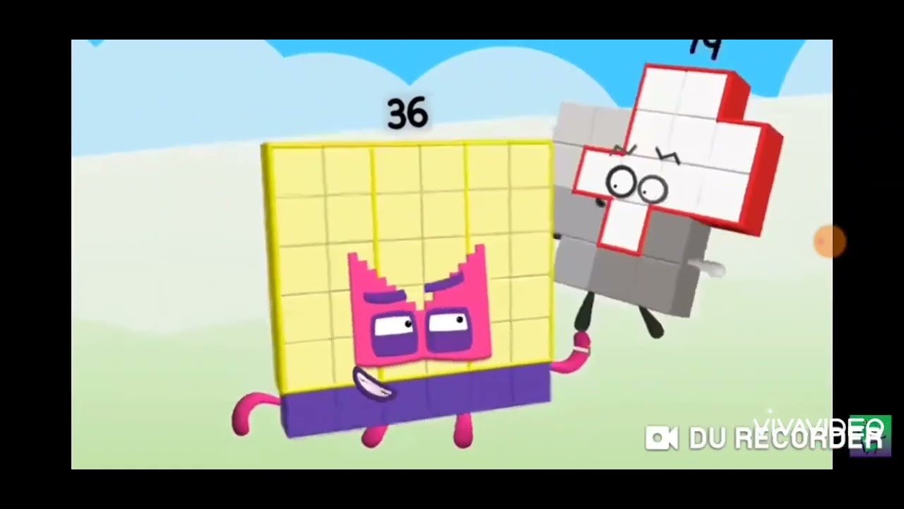 Numberblocks Tidy shapes but reversed - YouTube