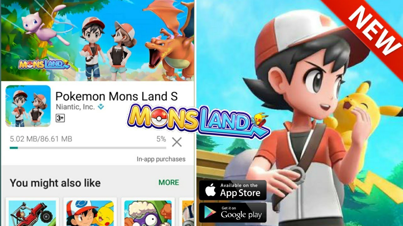 New Pokemon Game - Mons Land S Officially Launched For Android And iOS ...