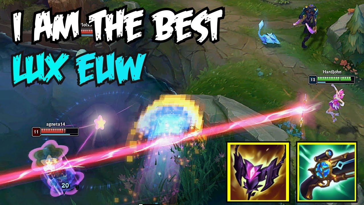 I CARRIED THE GAME!! LUX MID IS OP - YouTube