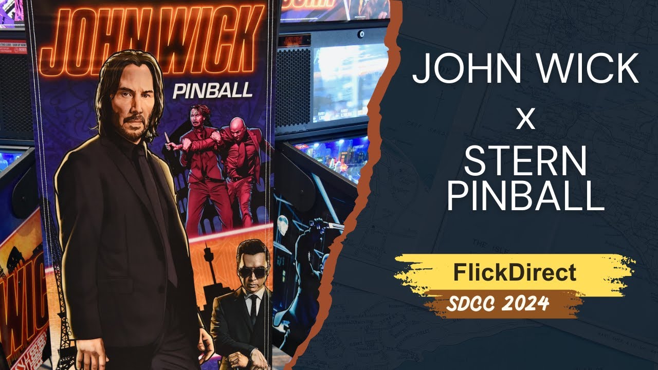 John Wick x Stern Pinball: Unleashing the Action at SDCC 2024 - YouTube