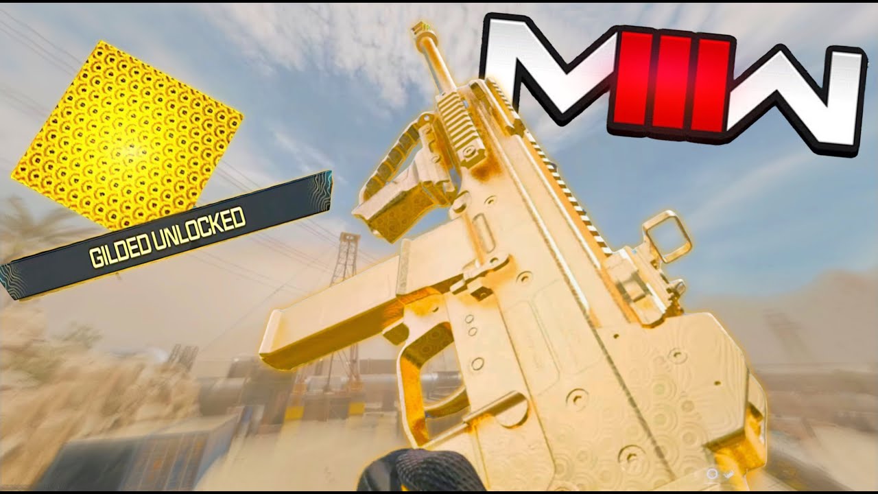 UNLOCKING the *NEW* GILDED CAMO in MODERN WARFARE 3! - YouTube
