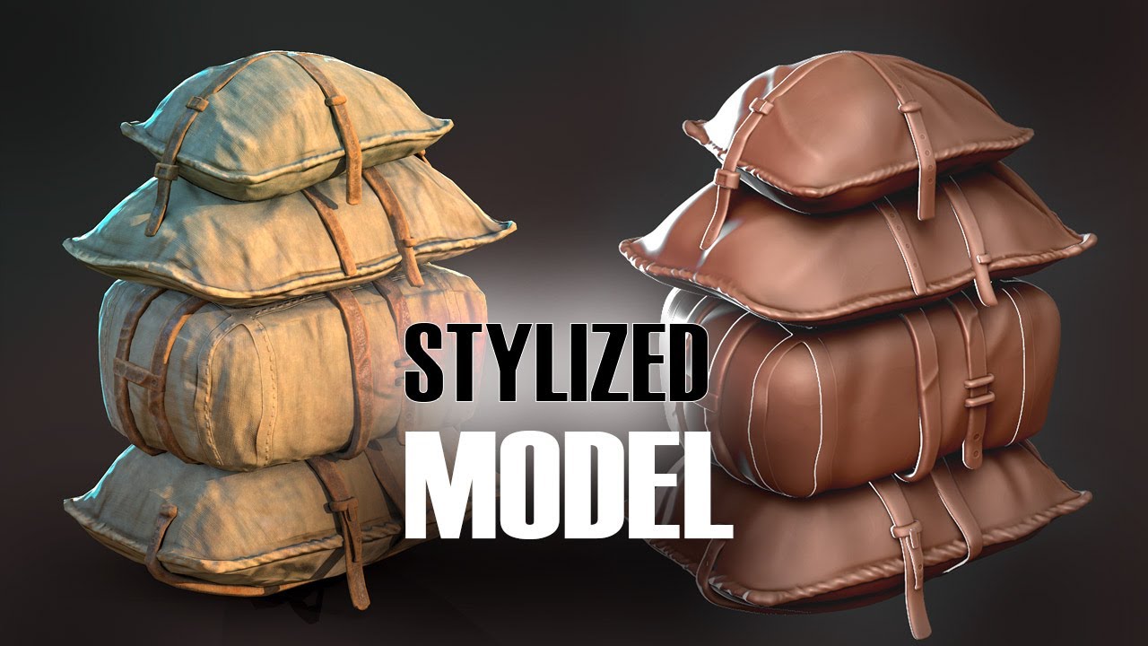 Stylized Sand Bag - Autodesk Maya 2024, Zbrush, and Substance 3D ...