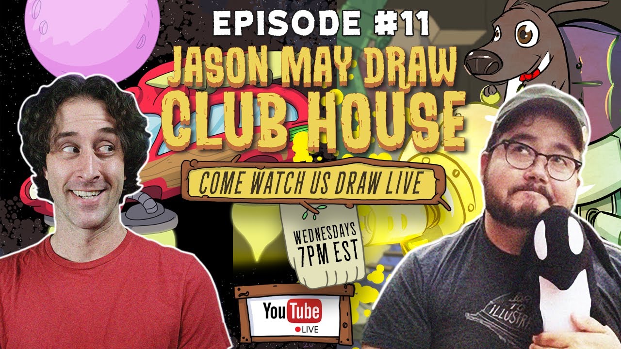 Episode 11 - Theme is Vehicles - Jason May Draw Live Stream - YouTube