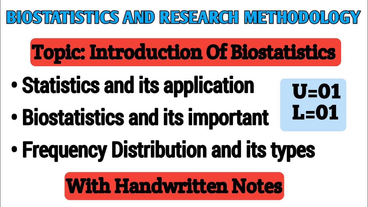 Statistics|Biostatistics|Frequency Distribution |8th semester - YouTube