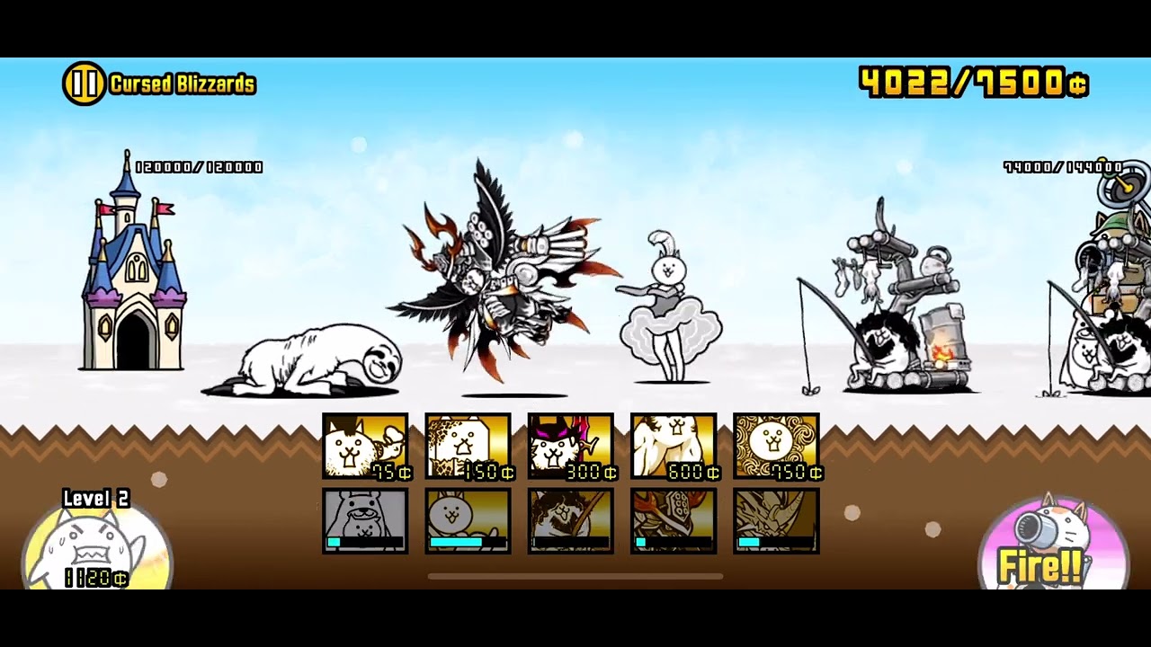 The Battle Cats - Cursed Blizzards (3 Star) - YouTube