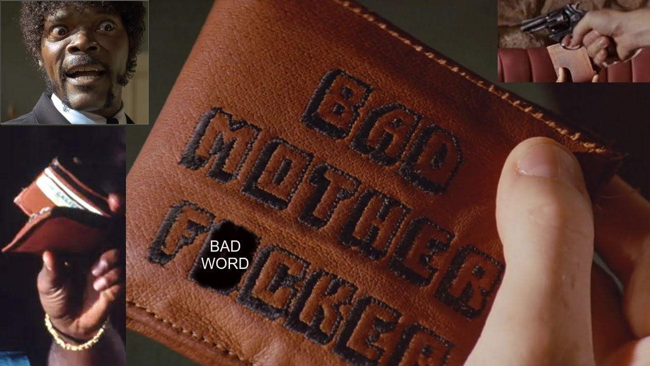 Bad Mother Fcker Wallet from Pulp Fiction Jules Winnfield Samuel L ...