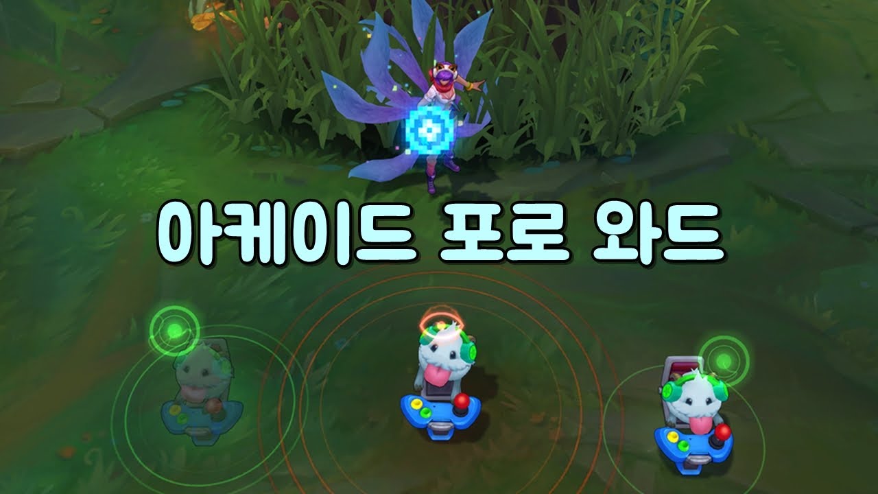 아케이드 포로 와드 스킨 (Arcade Poro Ward Skin) - YouTube